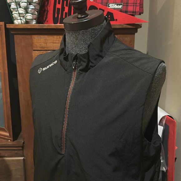 Sunice | Jackets & Coats | Sunice Golf Mens Black Lightweight Half Zip ...